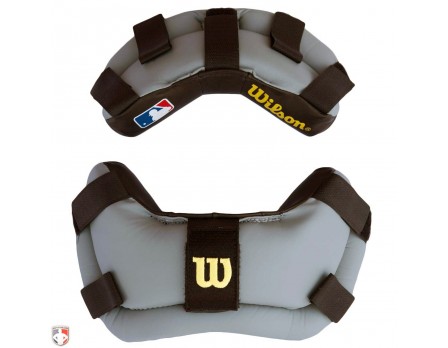 Wilson MLB Wrap Around Umpire Mask Replacement Pads - Black and Grey ...