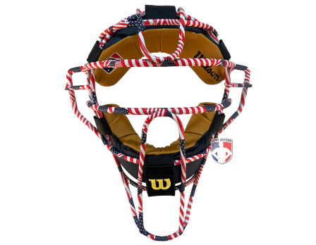 Wilson MLB USA Dyna-Lite Aluminum Umpire Mask with Two-Tone | Ump Attire