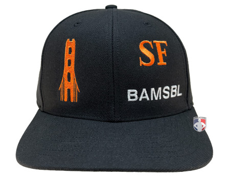Bay Area Men's Senior Baseball League (BAMSBL) Umpire Cap | Ump Attire