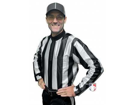 Smitty 2 1/4" Stripe Water Resistant Football Referee Shirt | Ump Attire