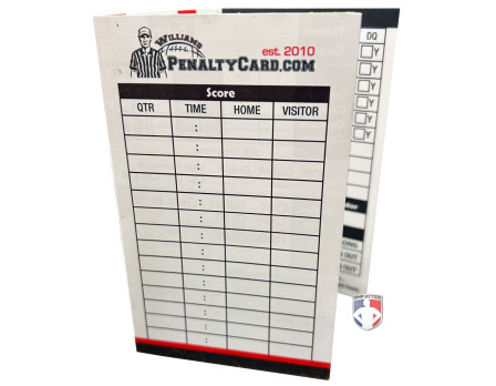 Williams Ultimate Football Referee Information Cards | Ump Attire