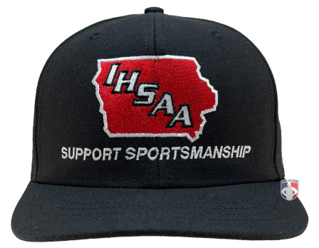 Iowa (IHSAA) Umpire Cap - Black | Ump Attire