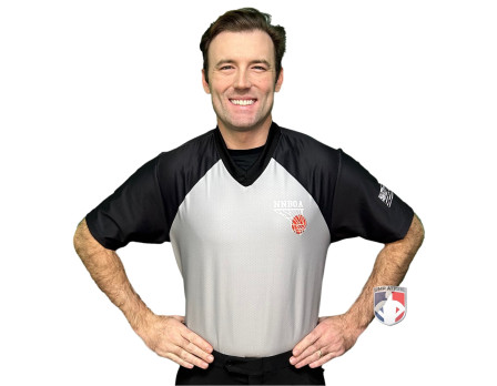 Northern Nevada (NNBOA) Men's Body Flex Grey & Black V-Neck Referee ...