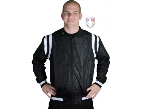 Smitty Collegiate Style Basketball Referee Jacket - Black with White ...