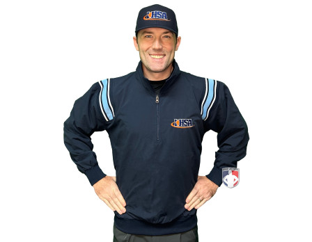 Illinois (IHSA) Umpire Jacket - Navy and Powder Blue | Ump Attire