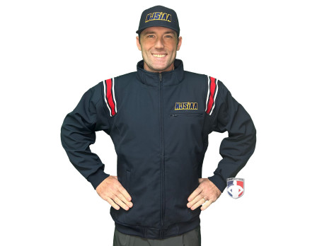 New Jersey (NJSIAA) Umpire Thermal Jacket - Navy and Red | Ump Attire