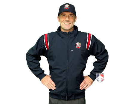 Ohio (OHSAA) Umpire Thermal Jacket - Navy and Red | Ump Attire
