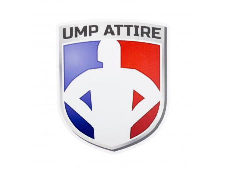 Ump Attire Shield Logo Sticker | Ump Attire