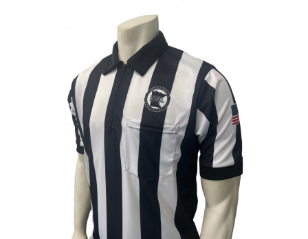 Minnesota (MSHSL) 2 1/4" Stripe Short Sleeve Football Referee Shirt ...