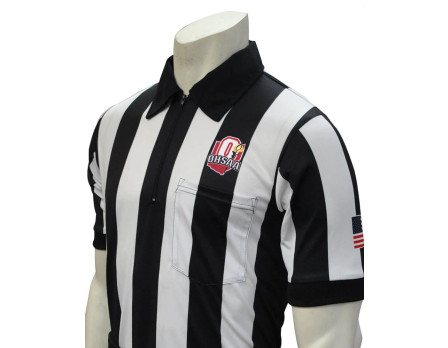 Ohio (OHSAA) 2 1/4" Stripe Body Flex Short Sleeve Football Referee ...