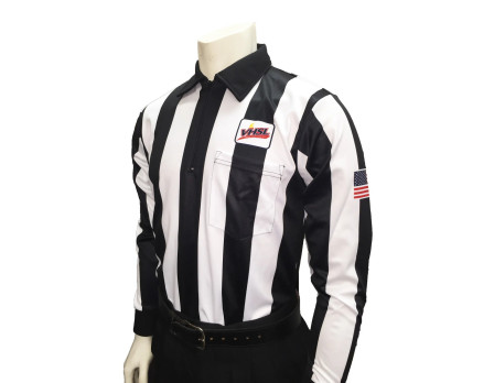 Virginia (VHSL) 2 1/4" Stripe Long Sleeve Football Referee Shirt | Ump ...