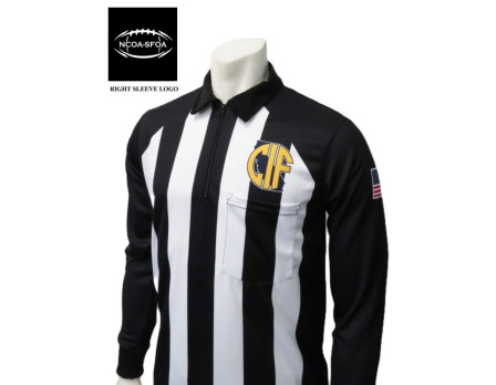 California (SFOA) 2 1/4" Stripe Long Sleeve Football Referee Shirt ...