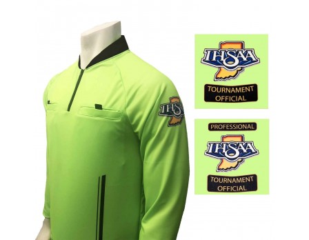 Indiana (IHSAA) Long Sleeve Soccer Referee Shirt - Florescent Green ...