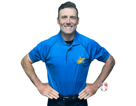 West Virginia (WVSSAC) Men’s Mesh Embroidered Volleyball Referee Shirt ...