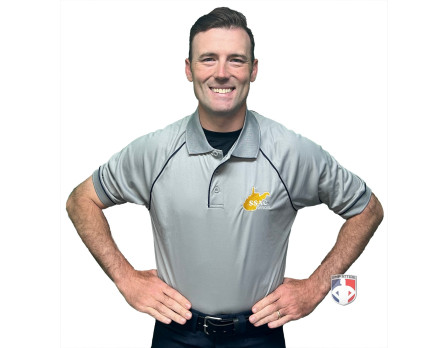 West Virginia (WVSSAC) Men’s Mesh Embroidered Volleyball Referee Shirt ...