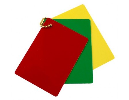 Women's Lacrosse Referee Penalty & Warning Cards | Ump Attire